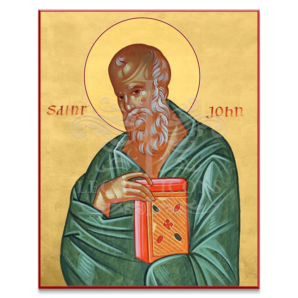 Apostle John the Theologian in Silence Icon - S171 - Legacy Icons