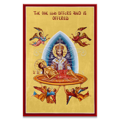 Christ "the One Who Offers and is Offered" Cathedral Size Icon - X172 ...