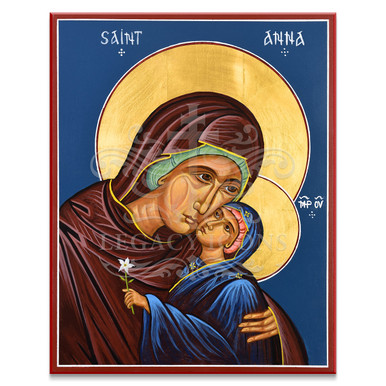 Saint Anna the Ancestor of God Icon by the hand of Mark Fiorenzo