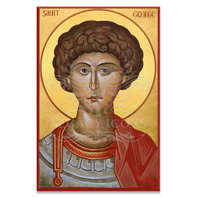 Saint George Icon by Brian Whirledge