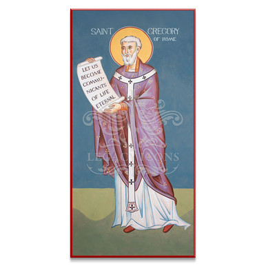 Saint Gregory the Great of Rome Icon by Brian Whirledge - Legacy Icons