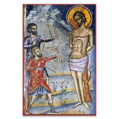 Martyrdom of Saint Sebastian Icon by Legacy Icons