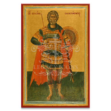 Icon of Saint Longinus the Centurion | Museum-Quality Sinai Icon from ...