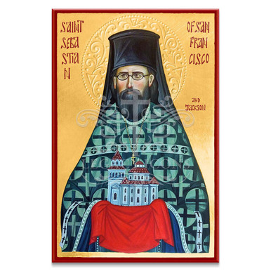 Saint Sebastian of San Francisco and Jackson Icon by Legacy Icons