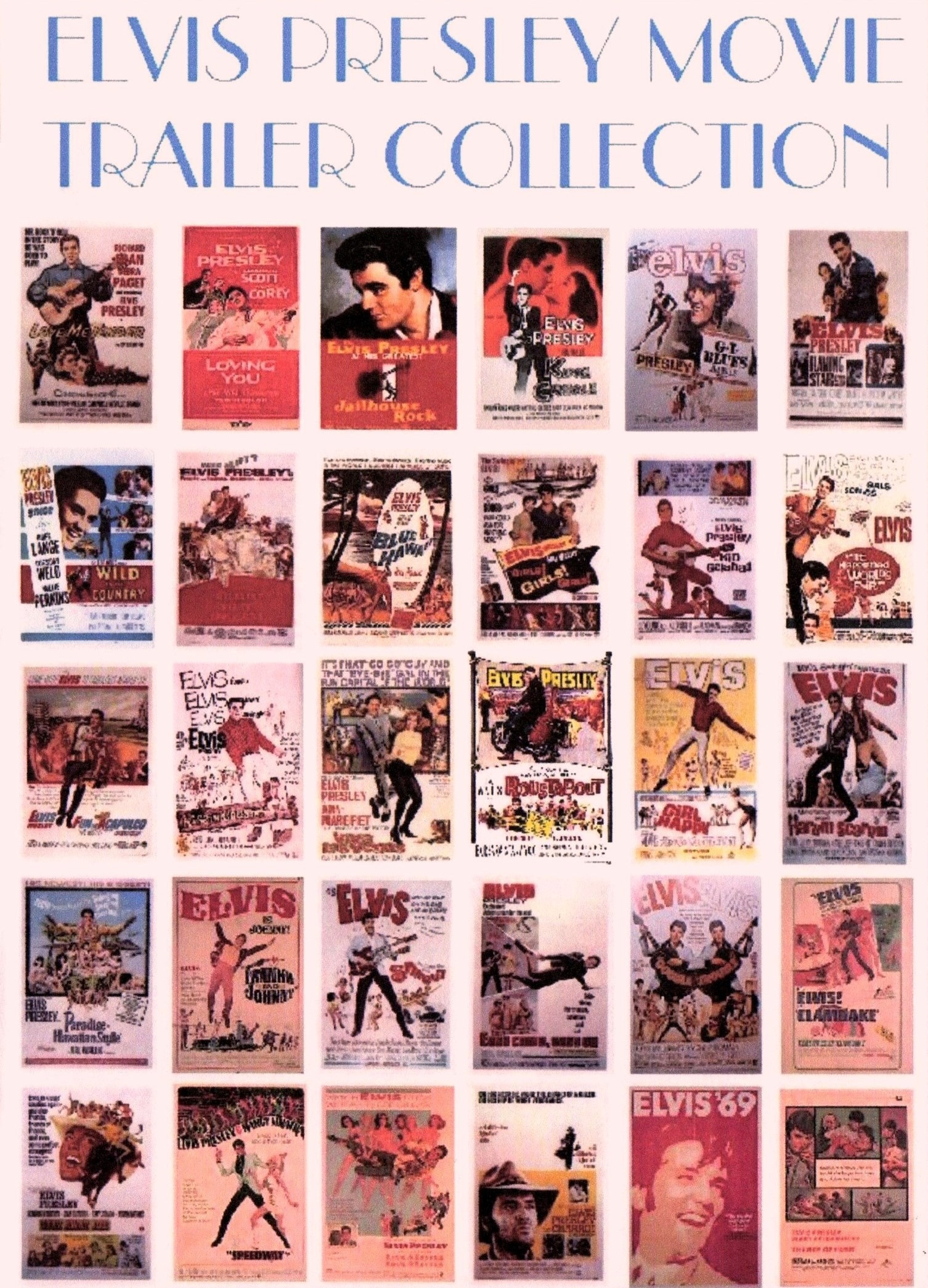 Elvis Presley Movie Trailer Collection DVD - Media Collectibles