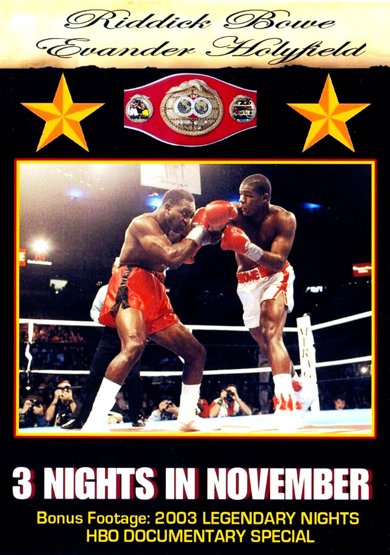 Bowe vs Holyfield Trilogy 3 fights plus extras on a 2 DVD set - Media ...