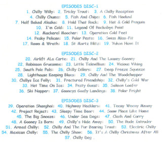 CHILLY WILLY - all 57 episodes on a 3 DVD set