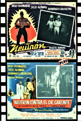 NEUTRON MAN Double feature - BLACK MASK and AMAZING DR. CARONTE on DVD ...