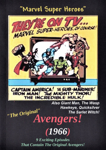 Avengers 1966 complete cartoon series 9 episodes on DVD - Media ...