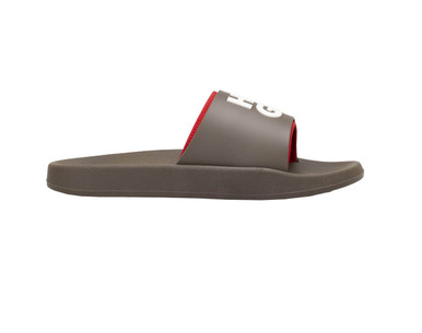 Hugo Mens Sliders Nil Stacked Logo Slides in Green