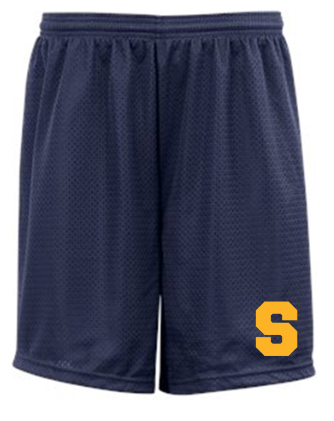 Shrine Elementary-Performance Mesh Gym Shorts Includes Gym Logo ...