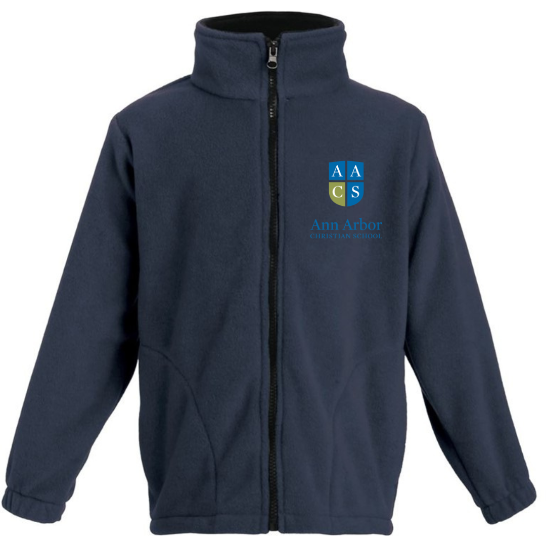 Fleece Jacket- AACS Embroidery - Educational Outfitter - Detroit