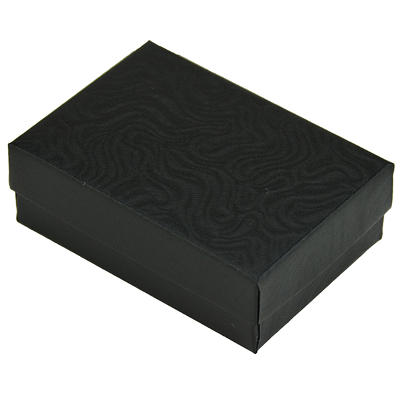 3 1 8 X 2 1 8 Black Swirl Cotton Filled Boxes G32B JPB Jewelry Box 3 1 8 X 2 1 8 Black Swirl Cotton Filled Boxes G32B JPB Jewelry Box