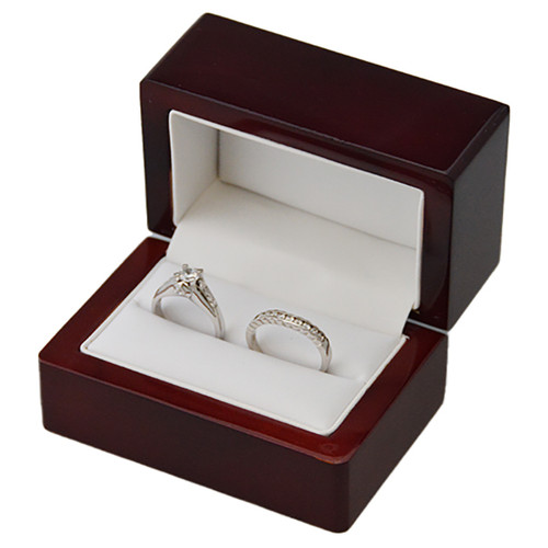 Double Ring Box - 11DR - JPB Jewelry Box