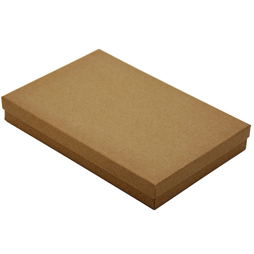 9" x 6" Recyled Kraft Cotton Filled Boxes - G961R - JPB Jewelry Box