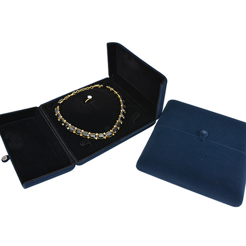 Blue Velvet Combo box - 7290L - JPB Jewelry Box