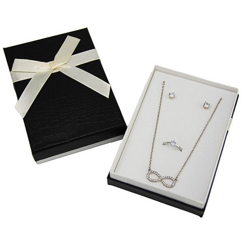 Black Combination Box - 2371 - JPB Jewelry Box