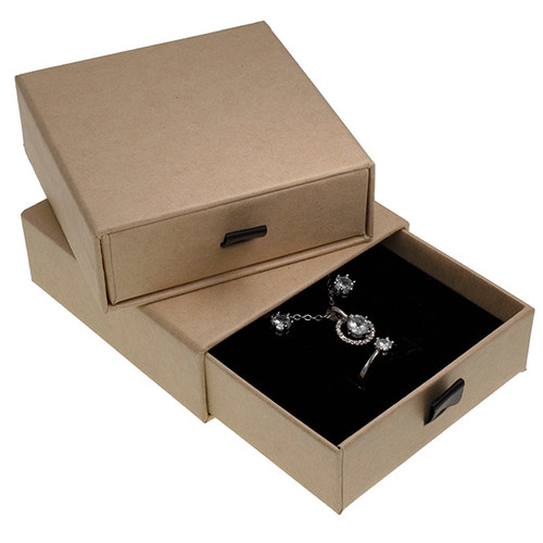 Drawer Combo Kraft Pendant box - 1721K - JPB Jewelry Box