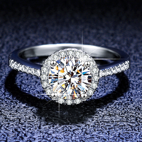 3 CT Moissanite Ring - MSR1004 - JPB Jewelry Box