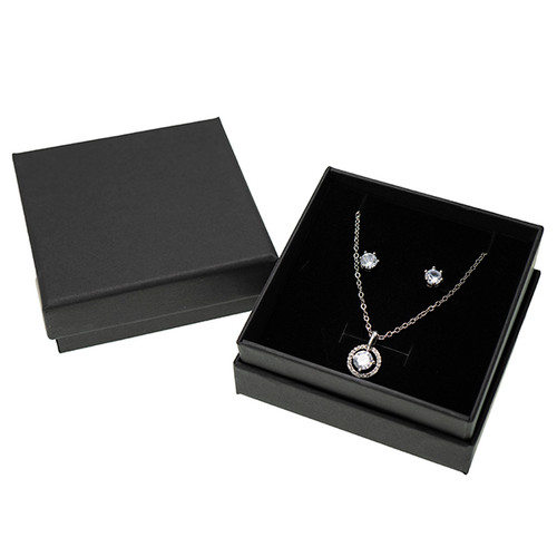 Matte Black Combo box - 1933B - JPB Jewelry Box