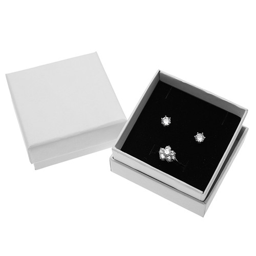 Matte White Combo box - 1922W - JPB Jewelry Box