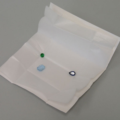 Diamond Parcel paper white and white - DP01 - JPB Jewelry Box