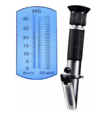 REFRACTOMETER, DUAL SCALE