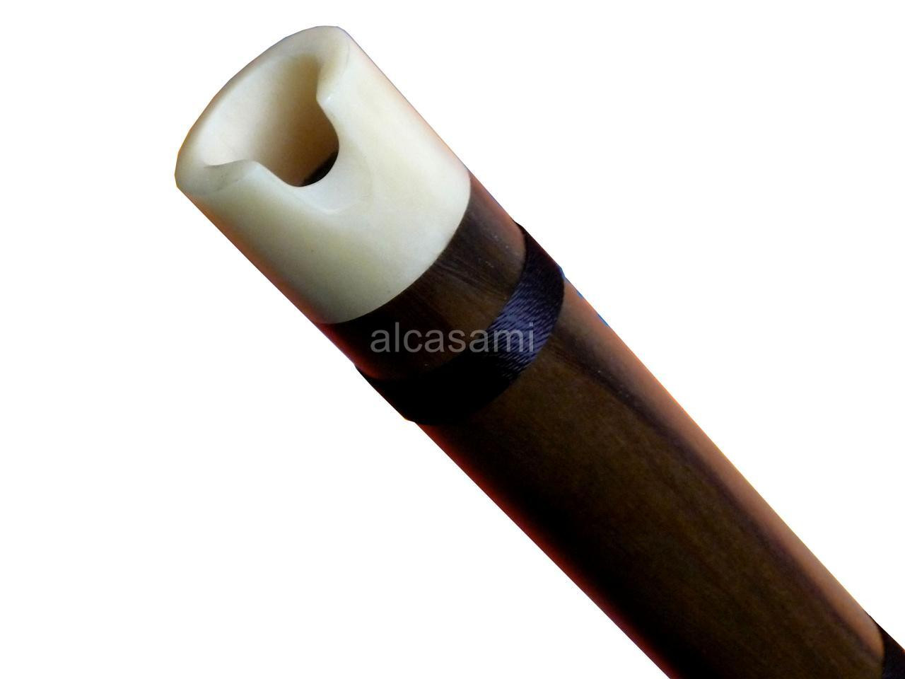 Quena Ramos in Guayacan wood and Bone - Native Flute Store