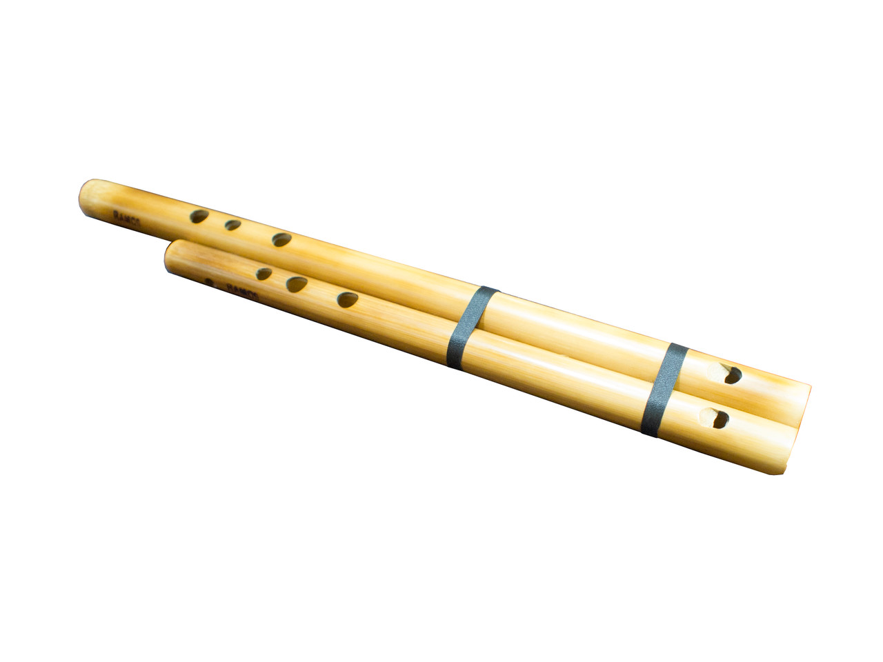 Double bamboo flute in G - Native Flute Store