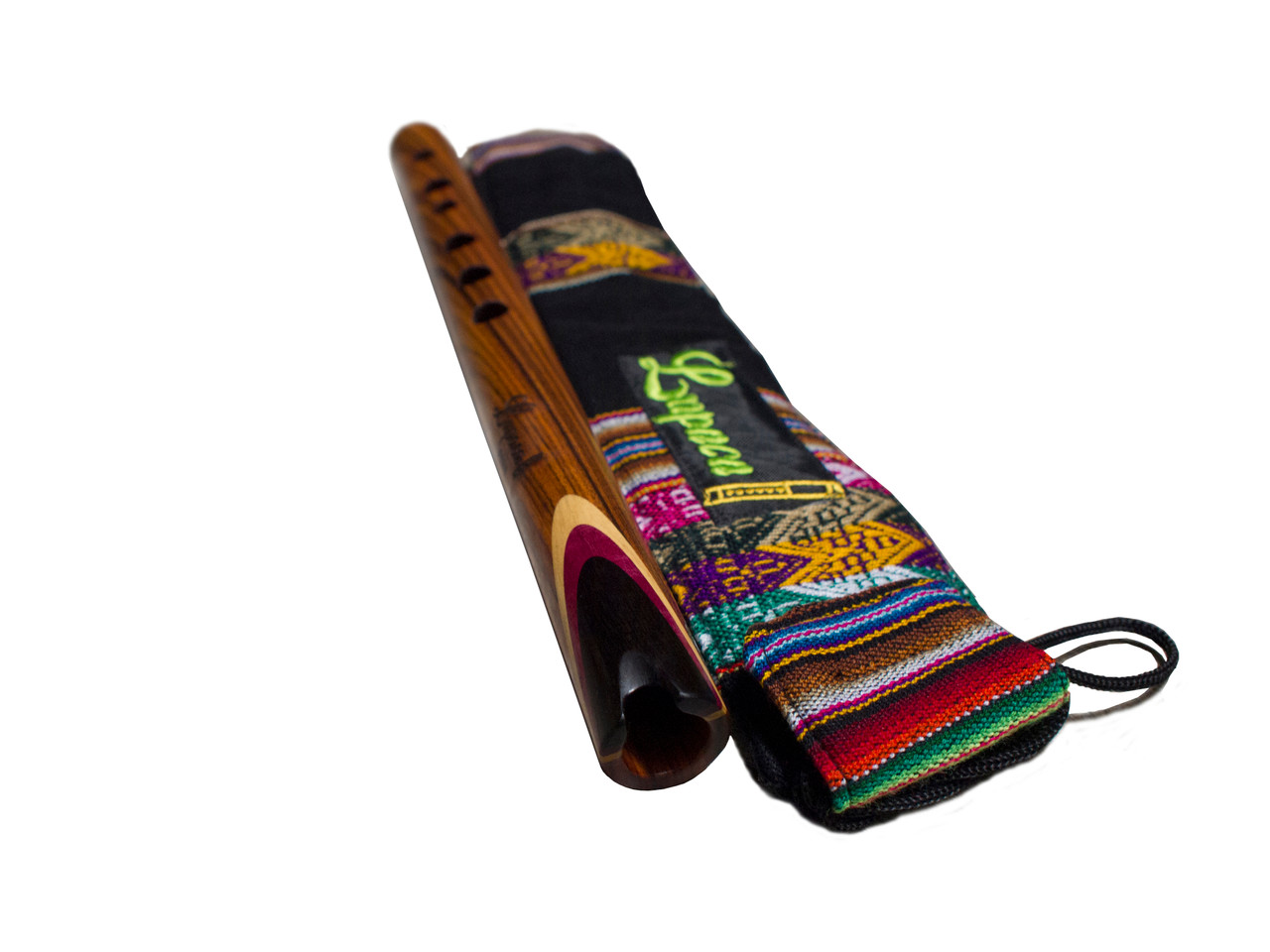 Professional Quena in Jacaranda and Ebony Lupaca - Native Flute Store