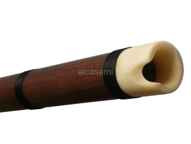 Quena Ramos in jacaranda wood and Bone - Native Flute Store