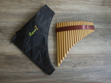 Professional Lupaca Pan Flute 24 Pipes Bamboo - Native Flute Store