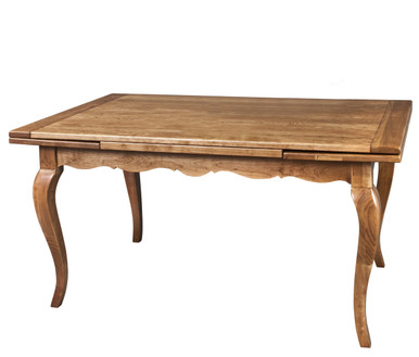 Drawleaf Extension Dining Table with Skirt