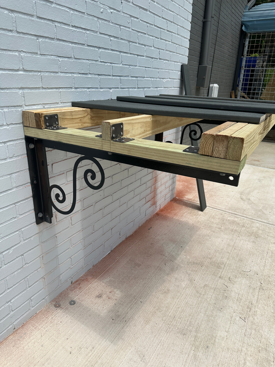 Multi-purpose Structural Bracket 30x60 Scrolled - The Balcony Company Inc.