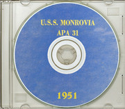 USS Monrovia APA 31 1951 Arctic Cruise Book on CD RARE