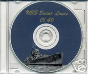 USS Saint Louis Cl 49 CRUISE BOOK WWII CD RARE US Navy
