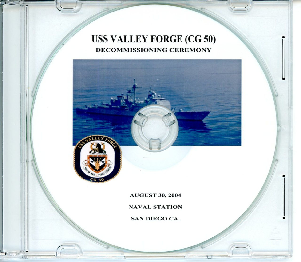 USS Valley Forge CG 50 Decommissioning Program on CD 2004
