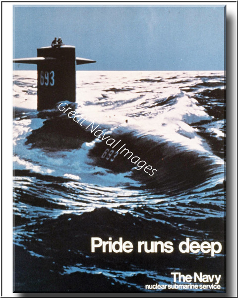 US Navy Vintage Canvas Print Heritage Pride 2D