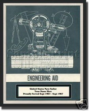 USN Navy Rate Print Engineering Aid RATE Personalized