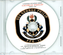 USS George Philip FFG 12 Commissioning Program on CD 1980