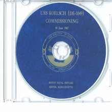 USS Koelsch DE 1049 Commissioning Program on CD 1967