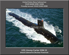 USS Jimmy Carter SSN 23 Submarine Photo Print - Great Naval Images LLC
