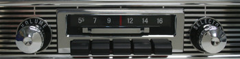 Custom Autosound 1955- 1956 Chevy Belair Slidebar Radio - Vintage Car Radio