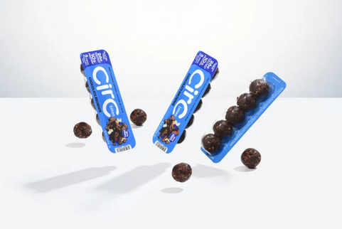 Circ Peanut Choco Brownie Bites 5pc 1.76oz - SAVORsnackshop.com