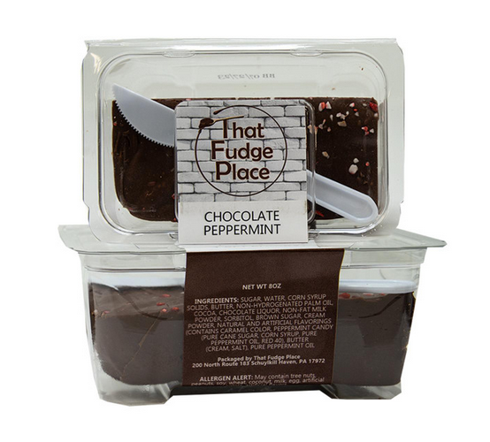 That Fudge Place Chocolate Peppermint 8oz - SAVORsnackshop.com