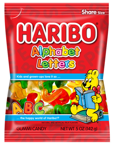 Haribo Alphabet Letters 5oz - SAVORsnackshop.com