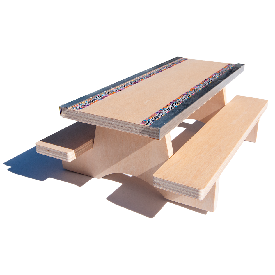 LC BOARDS FINGERBOARD PICNIC TABLE RAMP