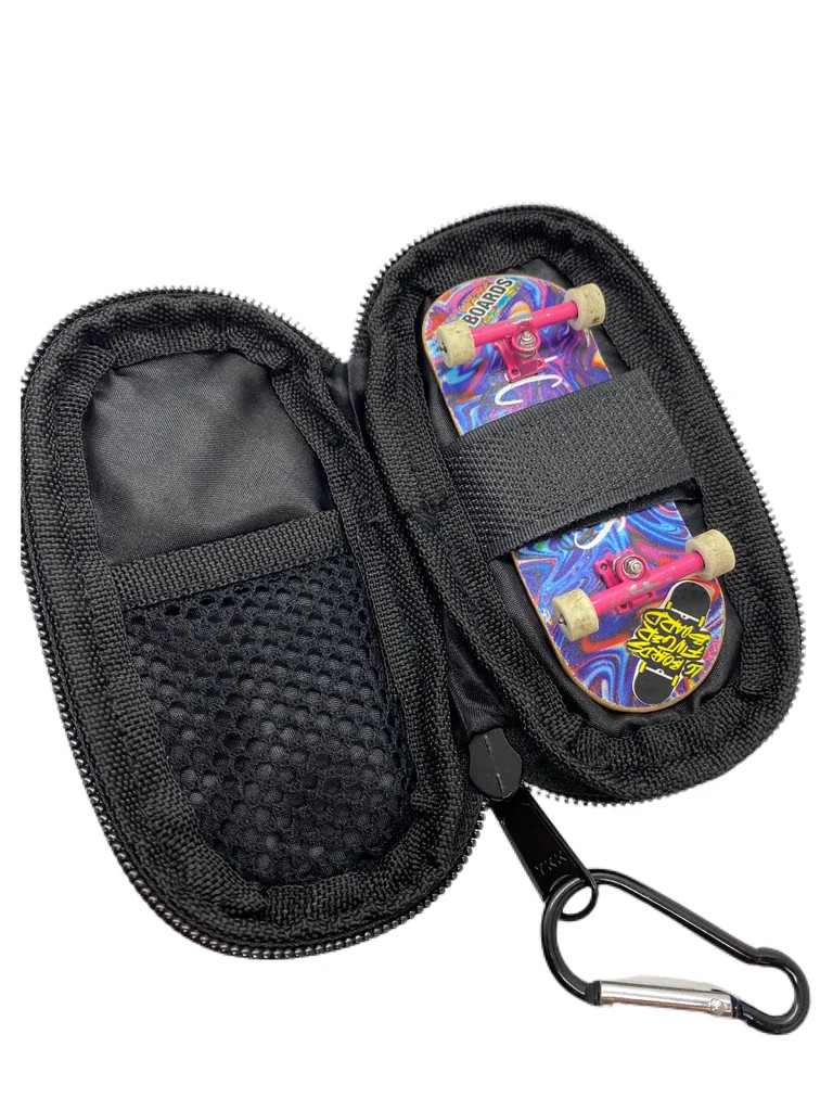 LC BOARDS FINGERBOARD BAG CARRYING CASE BLACK