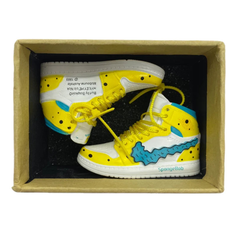 LC BOARDS FINGER SHOES YELLOW JUMPMAN JORDANS SPONGEBOB