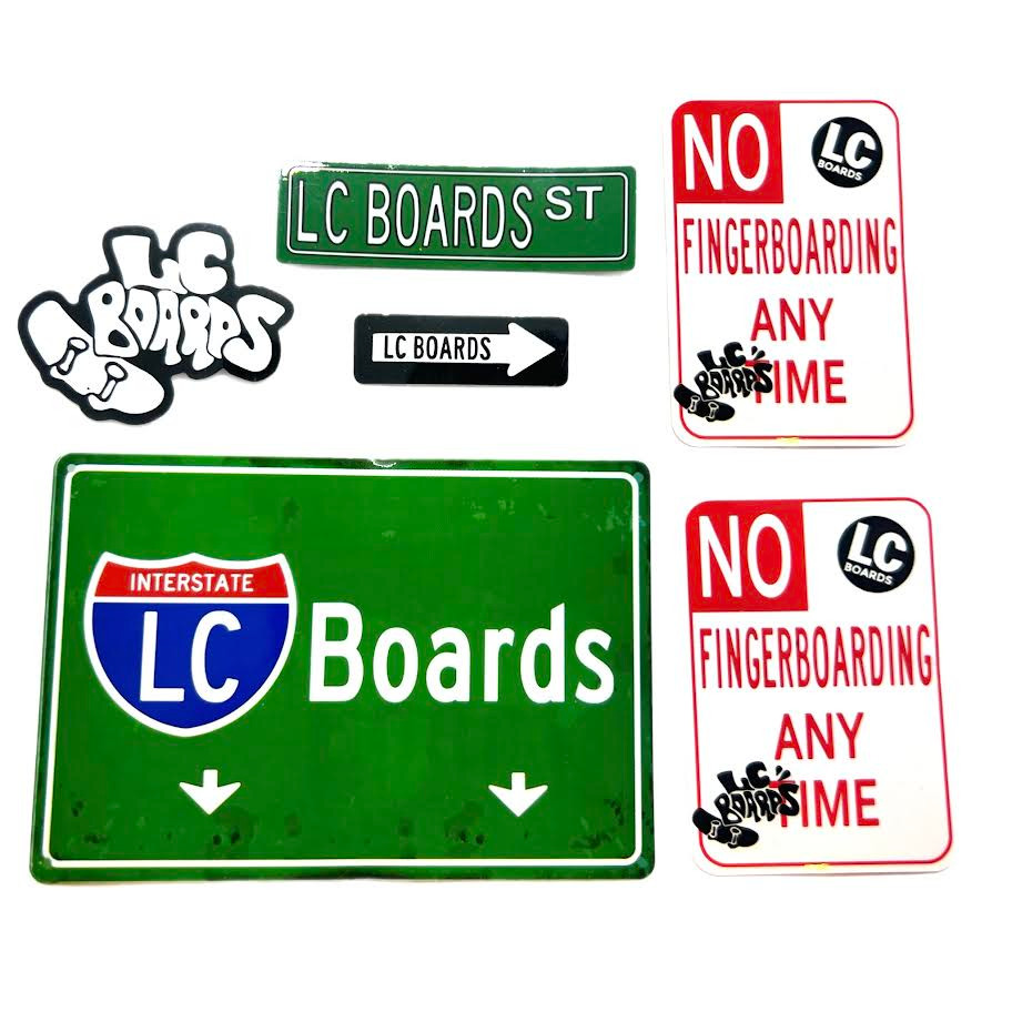 LC BOARDS STREET STICKER PACK